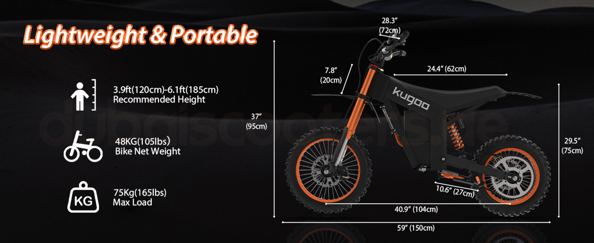 Kugoo Wish01 Dirt Bike – Kugoo UAE